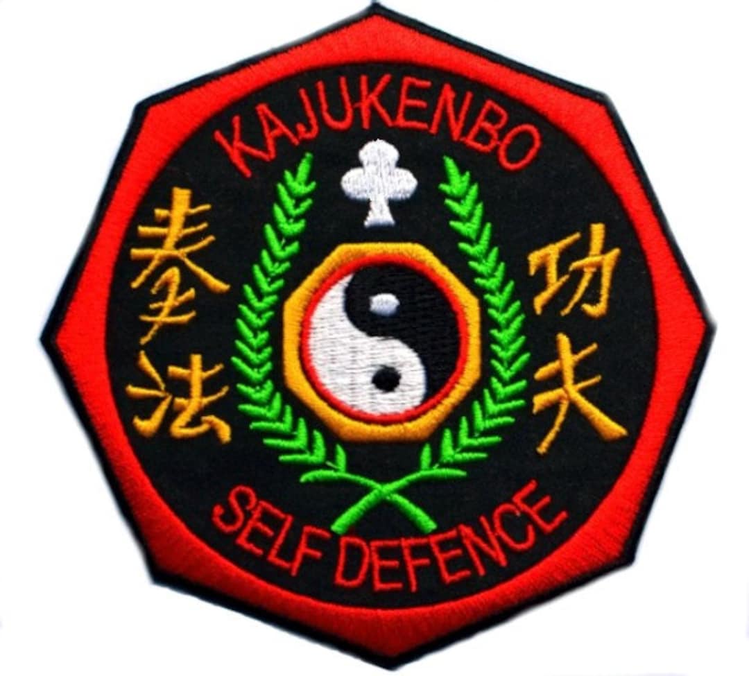 Kajukenbo Self Defence Patch (4 Inch) Embroidered Iron or Sew-on Badge ...