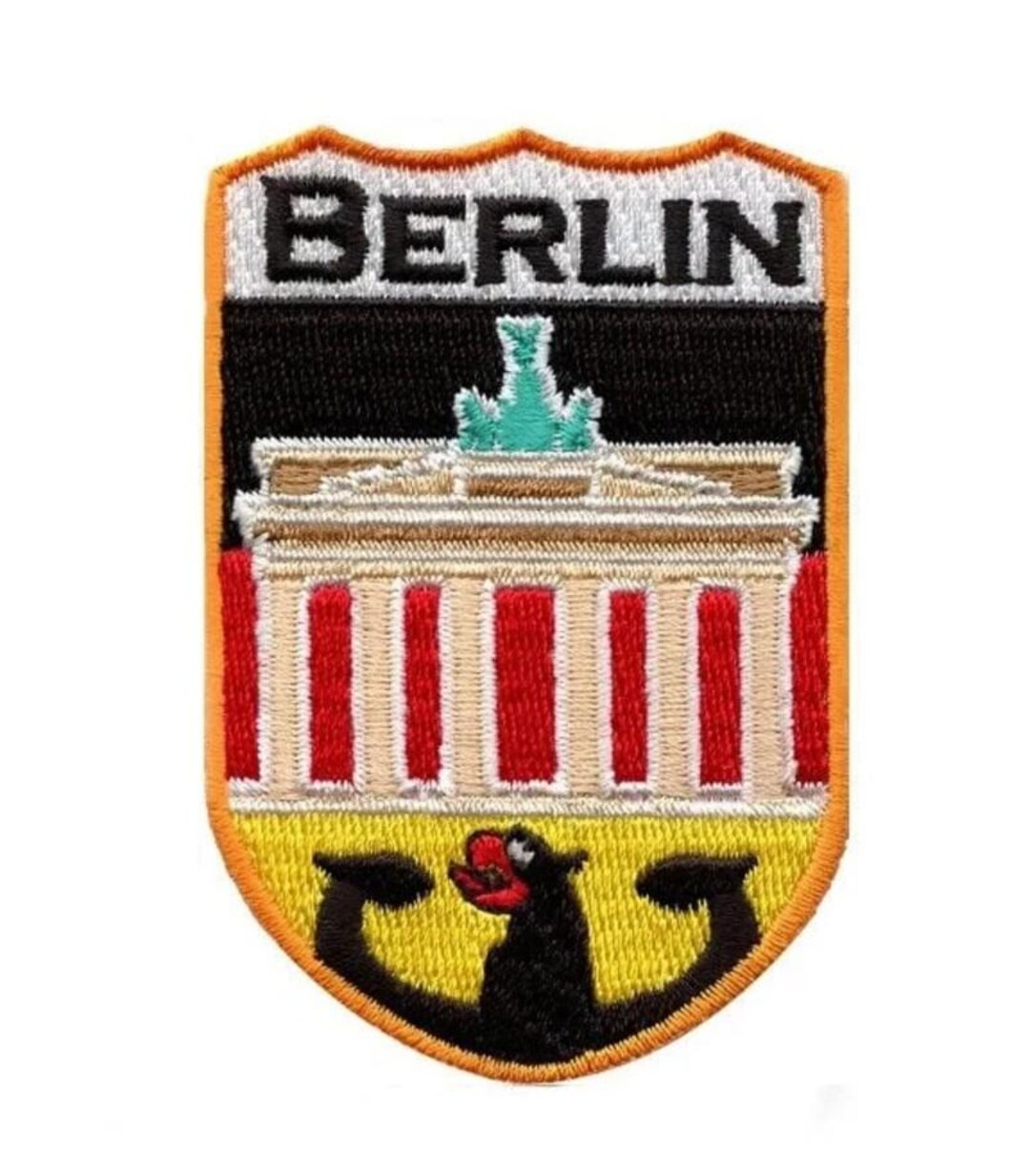 Berlin Germany Shield Patch (3 Inch) Iron-on / Sew-on Badge Travel ...