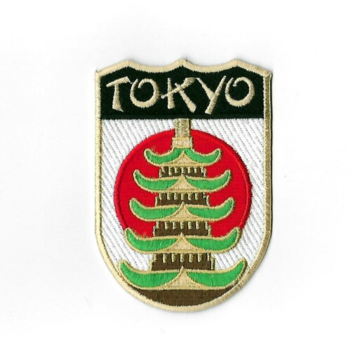 Tokyo Japan Patch 3.5 Inch Embroidered Iron/sew-on Badge - Etsy