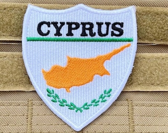 FLAG Patch Backpack National Iron on Glue Embroidered Applique Northern Cyprus - Etsy