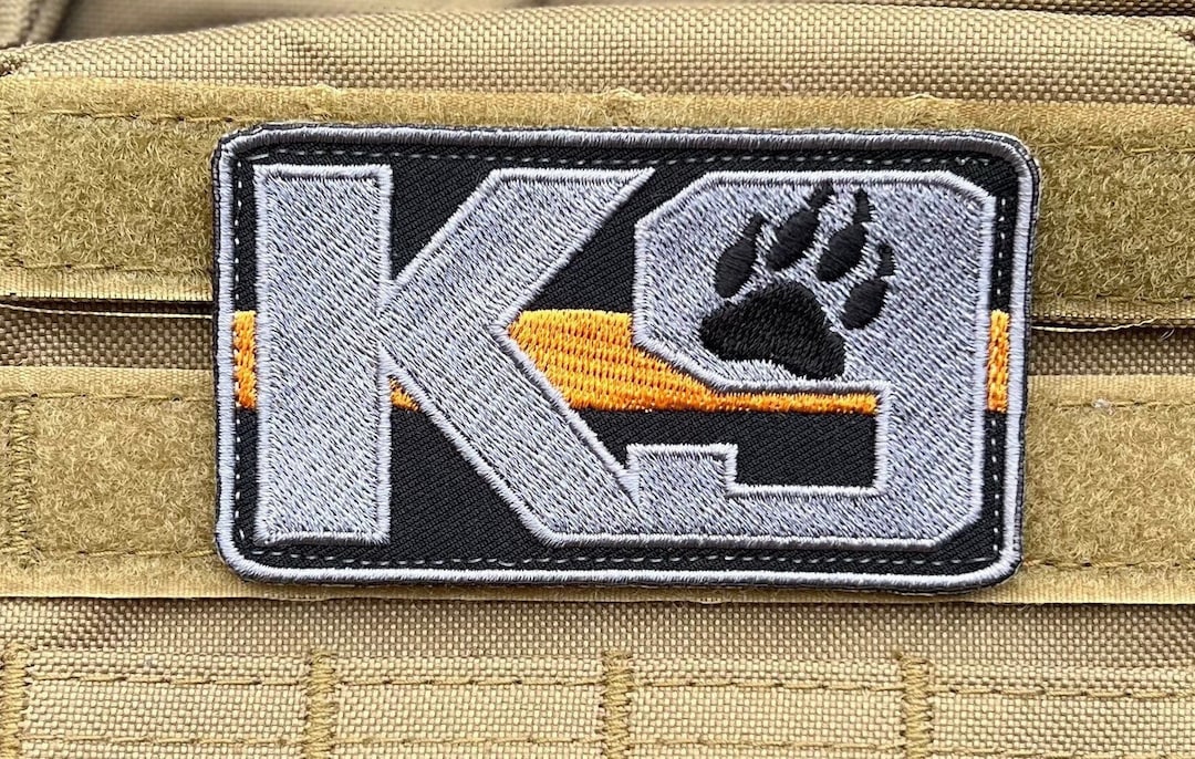K-9 Thin Orange Line SAR Searchandrescue Patch (3.5 Inch) Embroidered ...