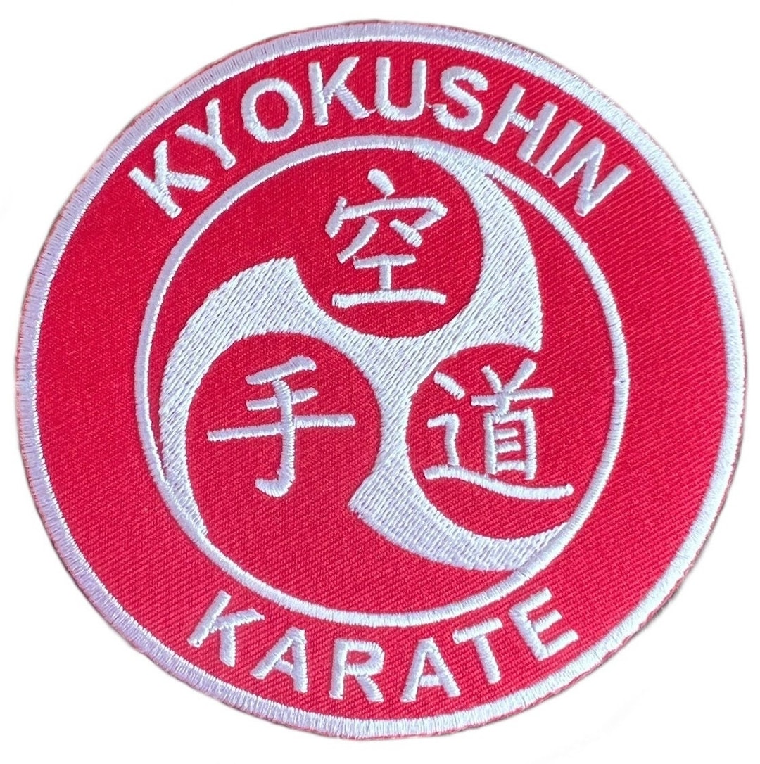 Kyokushin Karate Red Patch 3.5 Inch Embroidered Iron/sew-on - Etsy