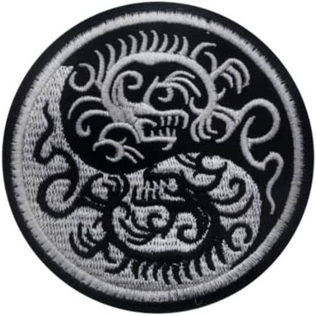 Thai Chi Patch 3 Inch Fully Embroidered Iron-on or Sew-on Badge Martial ...