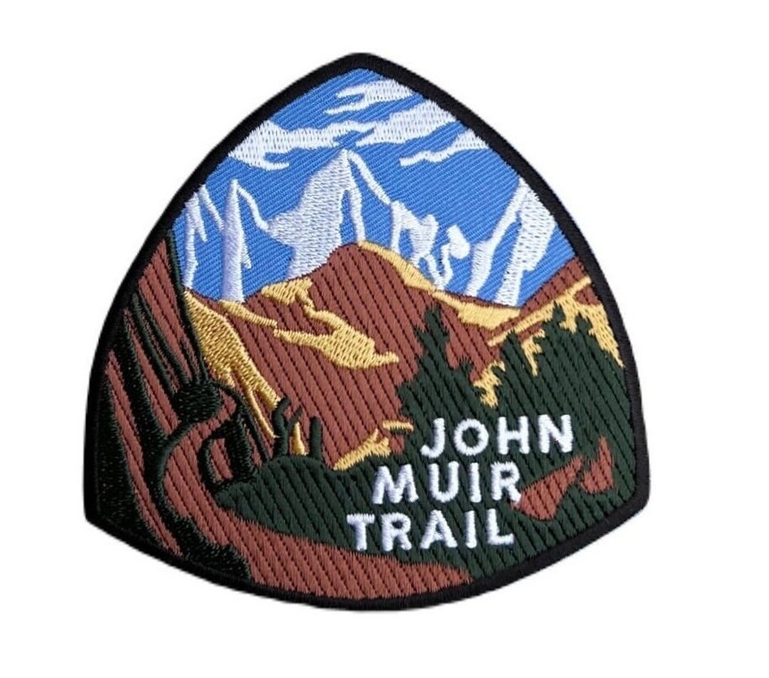 John Muir Trail Patch (3.5 Inch) Iron-on or Sew-on Badge Hiking ...