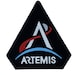 Black Artemis Program Patch 4 Inch Embroidered Iron-on or Sew-on Badge Astronaut Space Suit ...