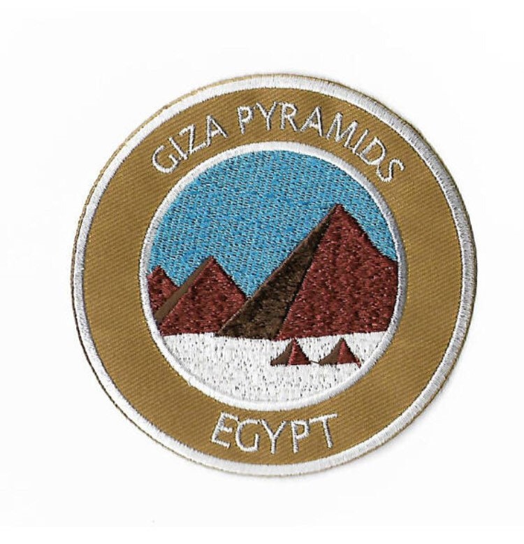 Giza Pyramids Patches x2 Set Egypt Iron/sew-on Badges - Etsy UK