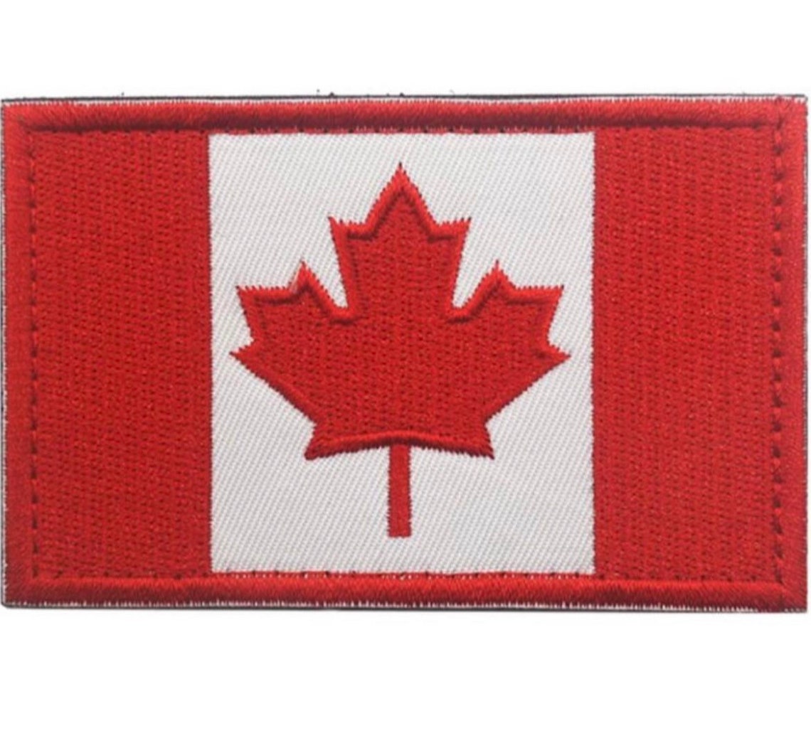 Canada Patch (3 Inch) Maple Leaf Crest Embroidered Iron-on/sew-on Badge ...