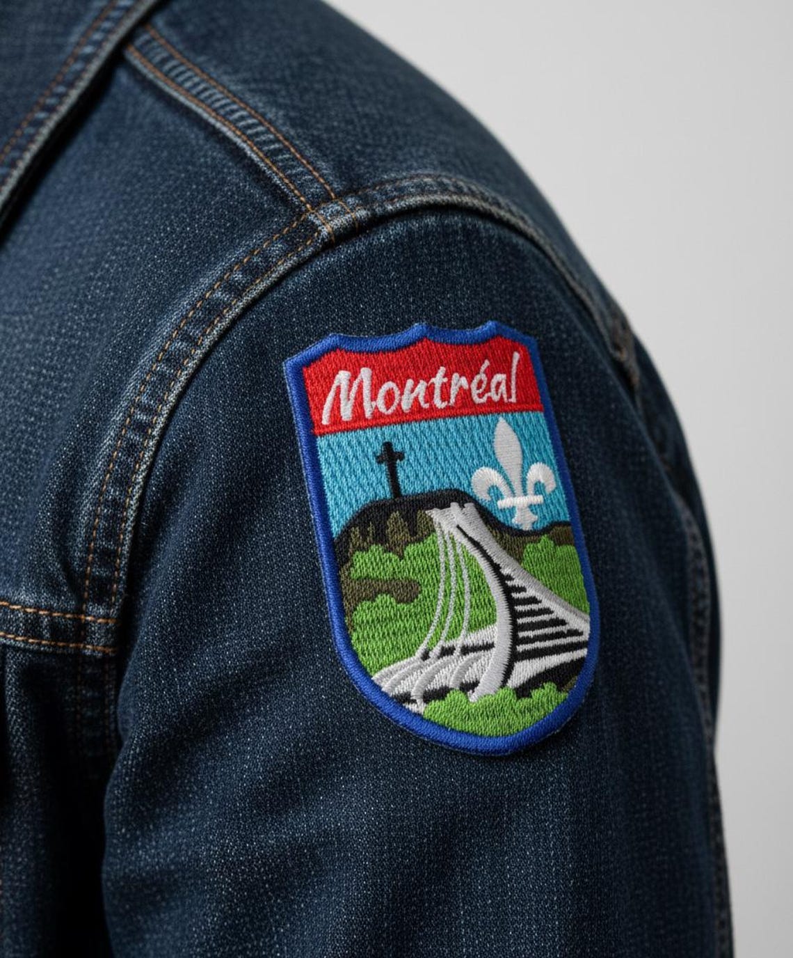 Montreal Shield Patch (3 Inch) Iron-on Badge Travel Canada Souvenir ...