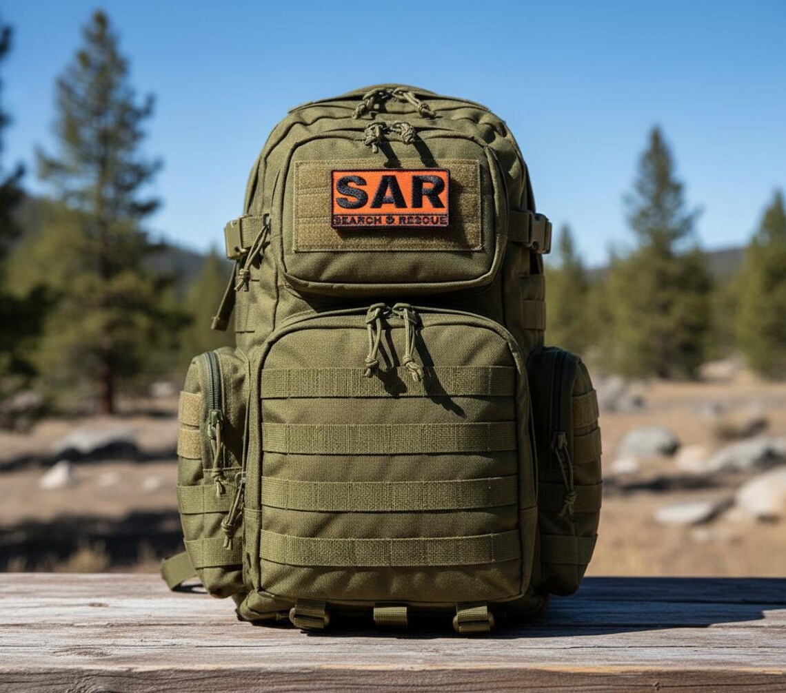 Search&rescue SAR Patch (3 Inch) Embroidered (hook + Loop) Velkro ...