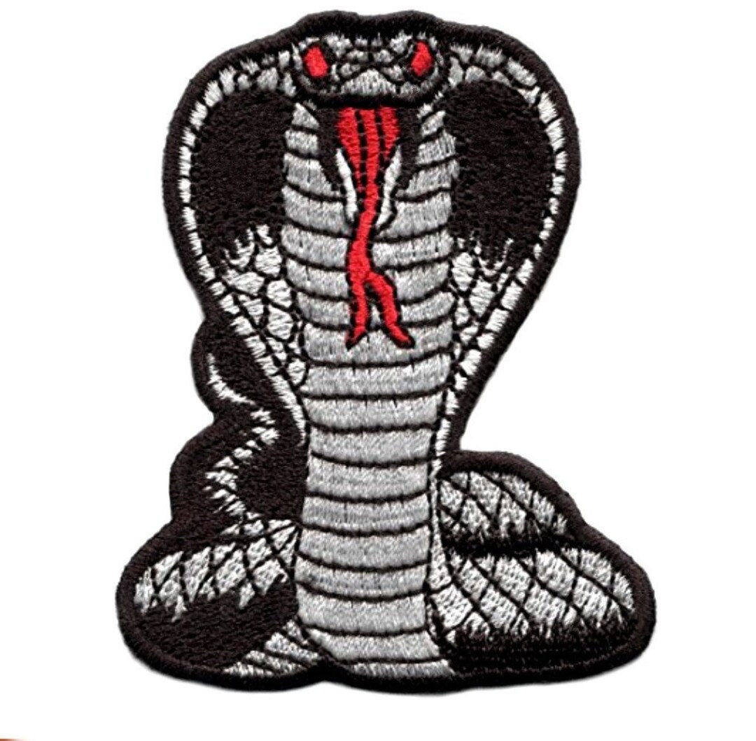 Cobra Patch (3.25 Inch) Snake Iron/sew-on Badge Gym, Martial Arts, Self ...