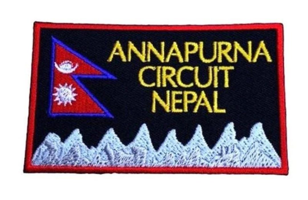 Annapurna Circuit Nepal Patch (3.5 Inch) Embroidered Iron/sew-on Badge Applique Emblem Asia Trek ...