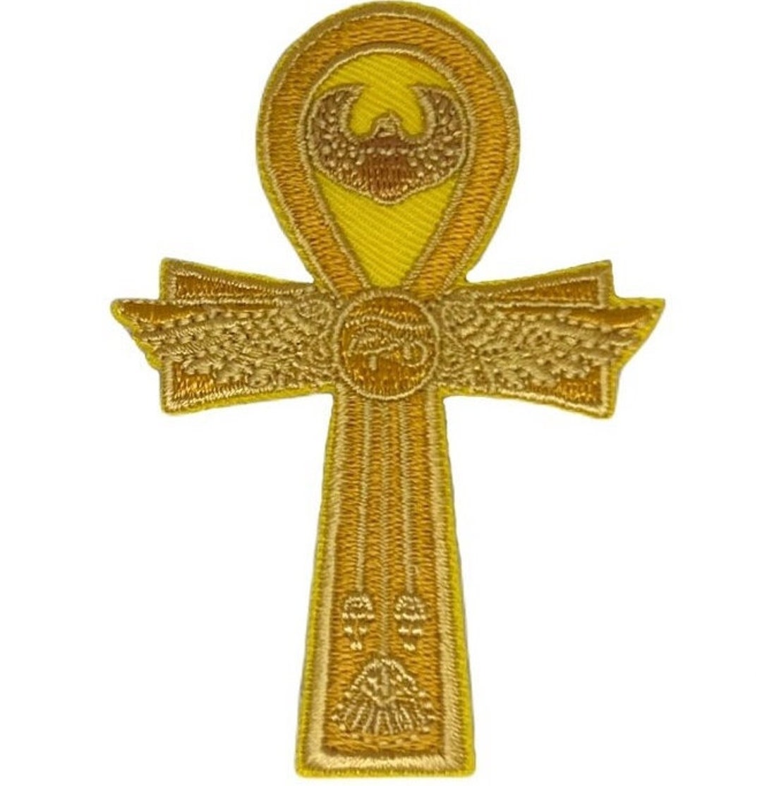 Egyptian Ankh Patch, Iron-on Souvenir Badge (3 Inch) - Etsy