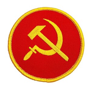 USSR Communist Patch (3 Inch) Hook + Loop Badge Insignia Hammer and ...