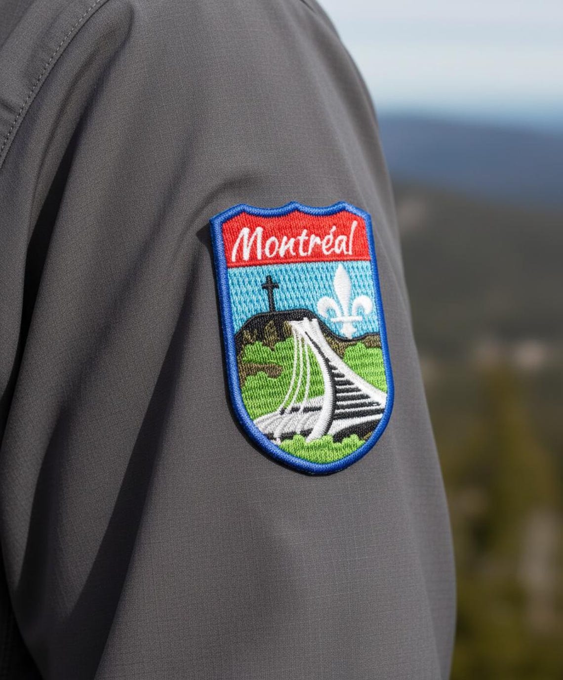 Montreal Shield Patch (3 Inch) Iron-on Badge Travel Canada Souvenir ...