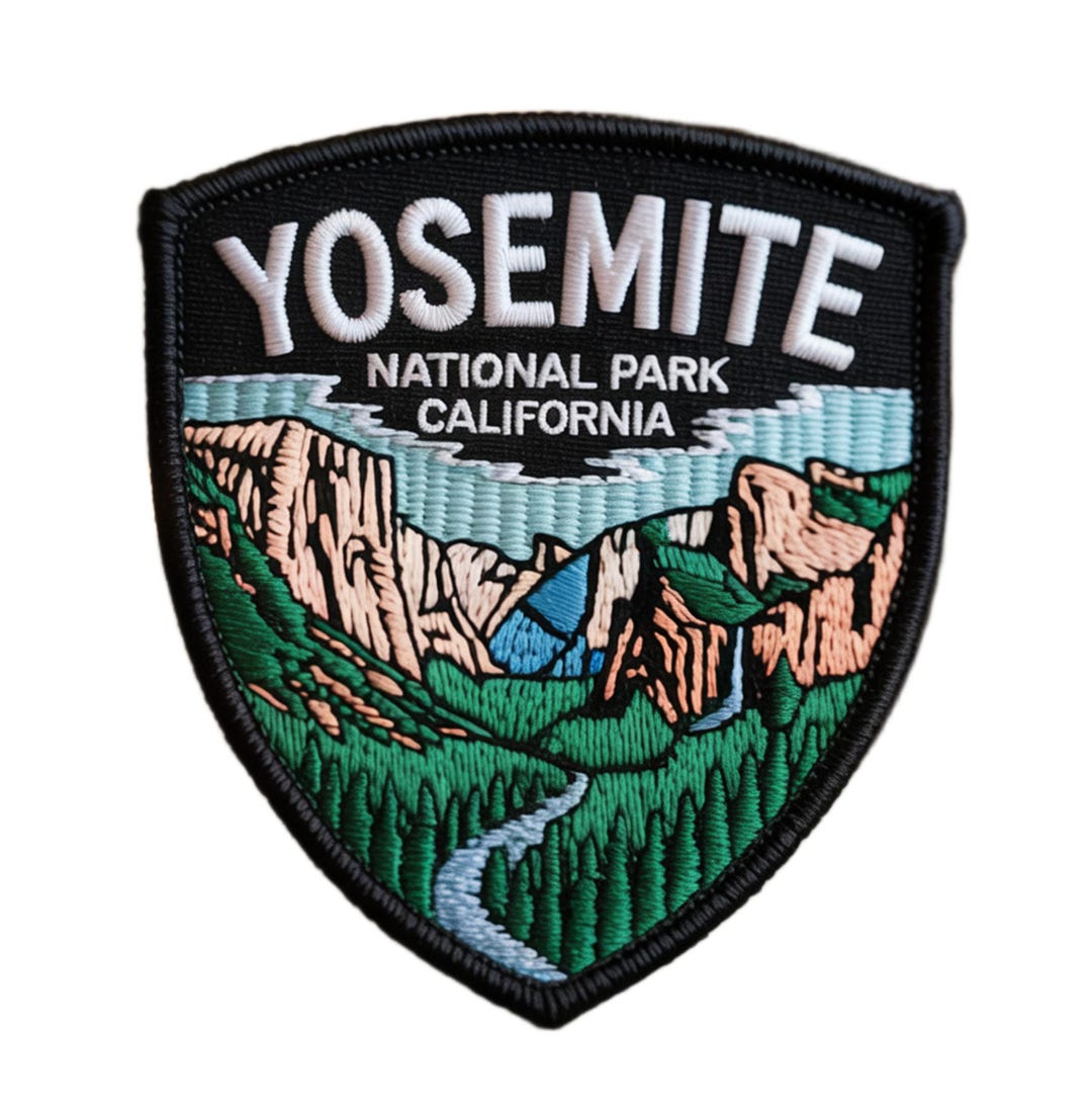 Yosemite National Park California Patch Embroidered Iron-on/sew-on ...