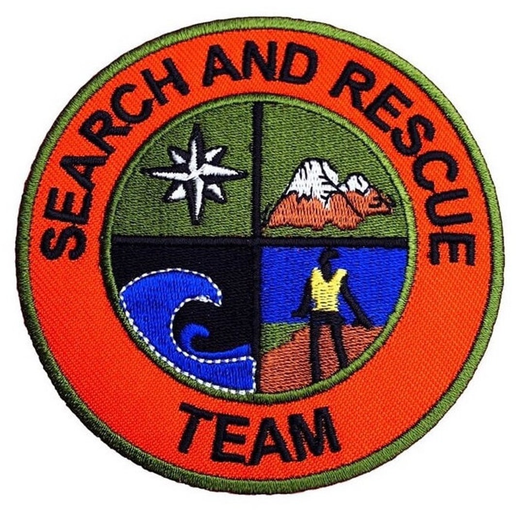 Search&rescue Team SAR Patch (3 Inch) Embroidered Iron-on/sew-on Badge ...