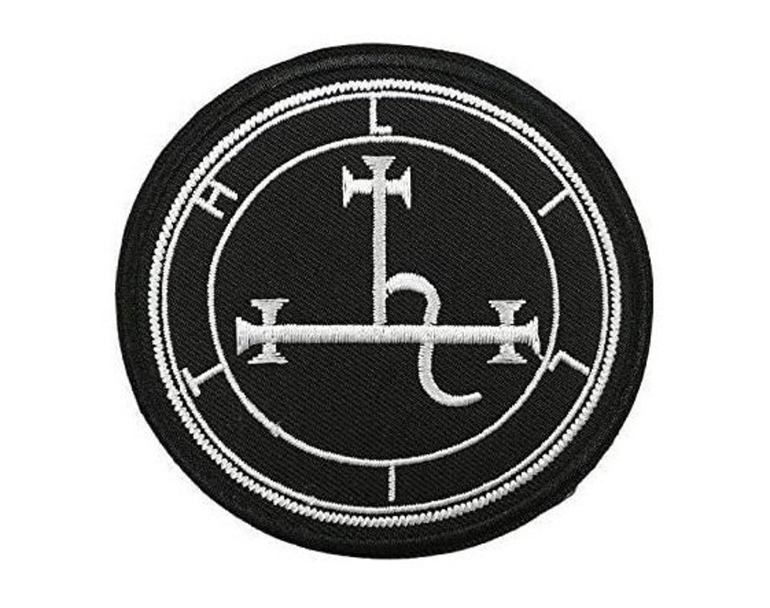 Sigil of Lilith Patch (2.75 Inch) Embroidery Iron/sew-on Badge Black ...