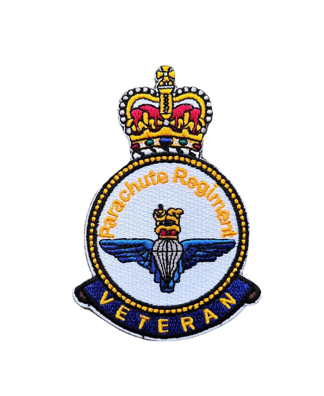 Parachute Regiment Veteran Patch 3 Inch Iron/sew-on Badge Emblem RAF ...
