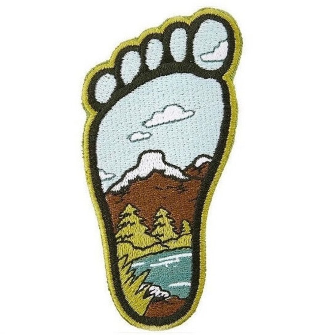 Bigfoot Sasquatch Patch (3.5 Inch) Embroidered Iron/sew-on Badge Hike ...