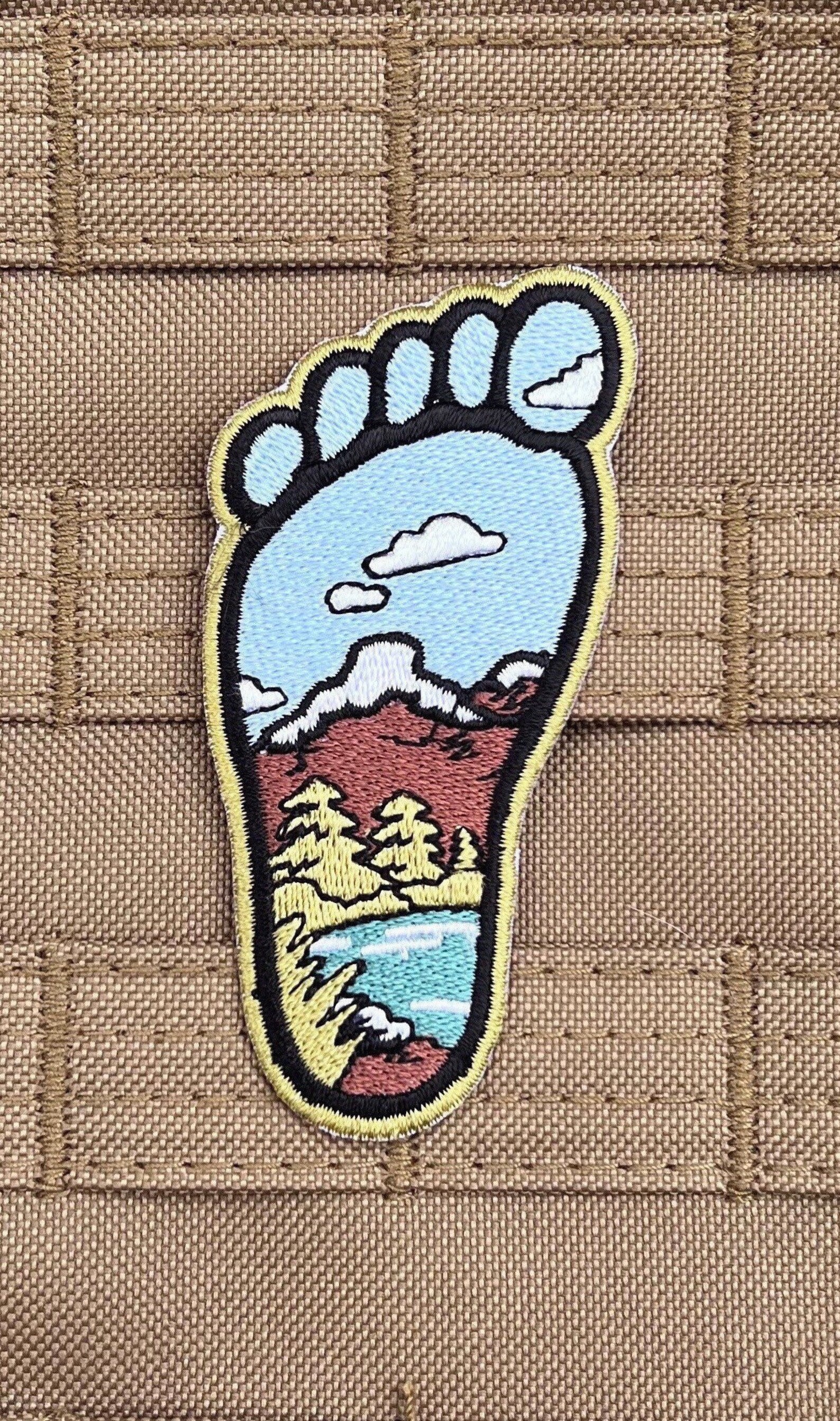 Bigfoot Sasquatch Patch 3.5 Inch Embroidered Iron/sew-on - Etsy