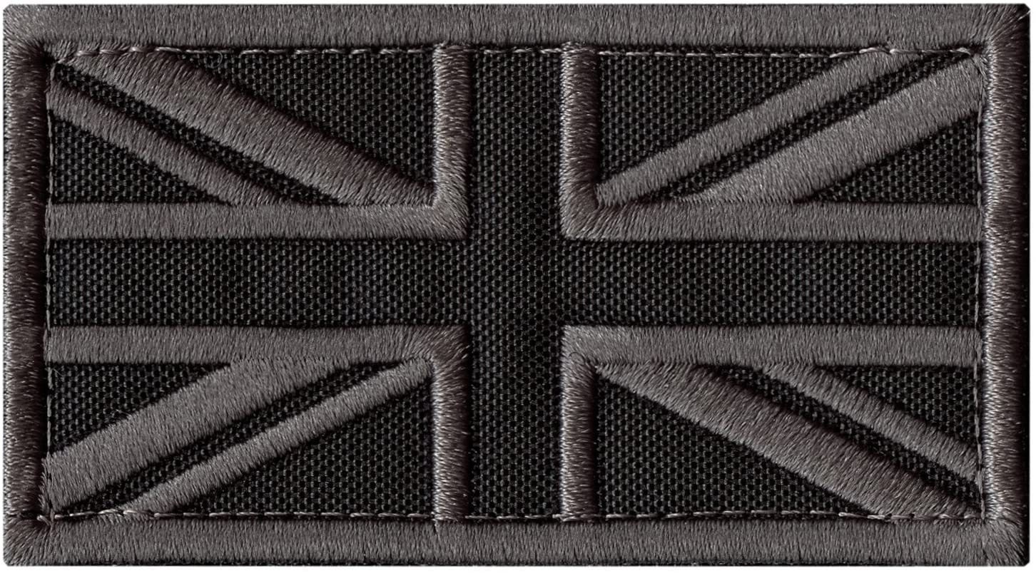 Great Britain Union Jack Patch 3.3 Inch Embroidered Velkro | Etsy