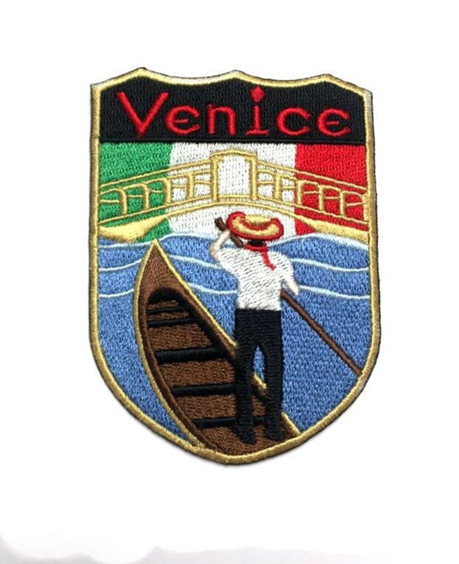 Venice Italy Patch 3.5 Inch Embroidered Iron / Sew on Badge | Etsy