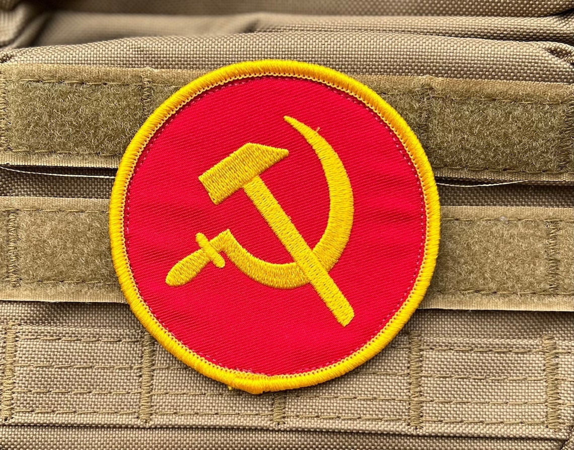 USSR Communist Patch 3 Inch Hook Loop Badge Insignia - Etsy
