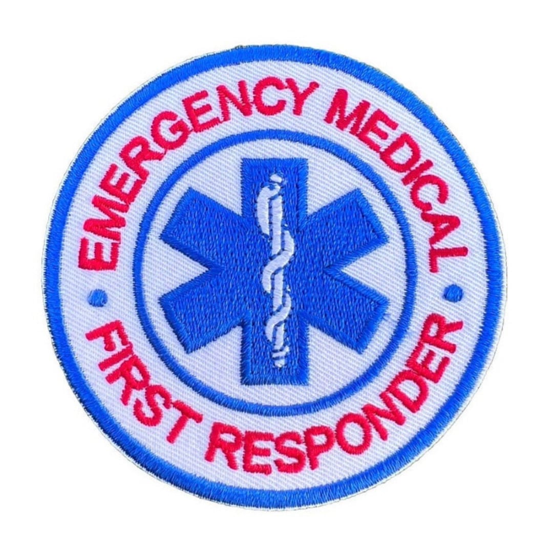 Emergency-medical First-responder Patch (3 Inch) EMR Embroidered Iron ...