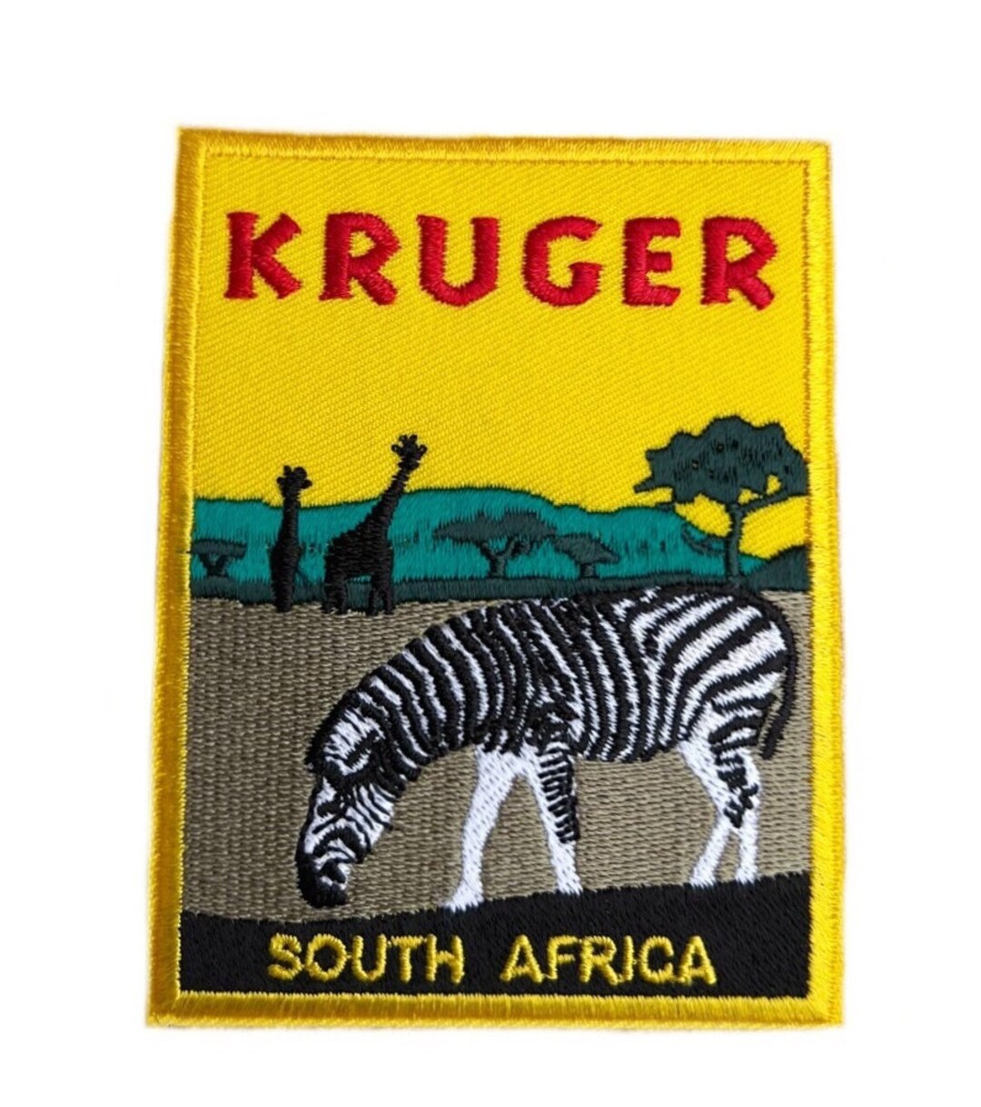 Kruger National Park South Africa Patch Embroidered Iron-on / Sew-on ...