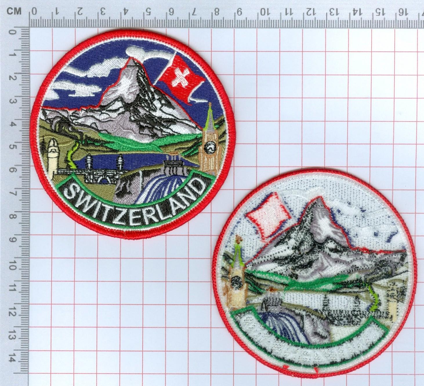 Switzerland Flag Patch (3.5 Inch) Embroidered Iron-on/sew-on Badge ...
