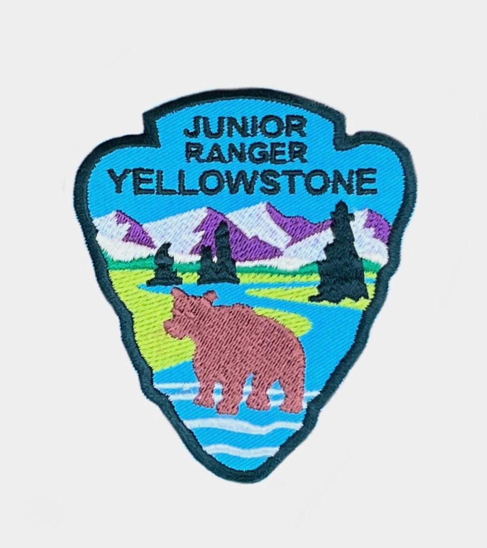 Yellowstone Junior Ranger Patch, Embroidered Iron-on Badge - Etsy