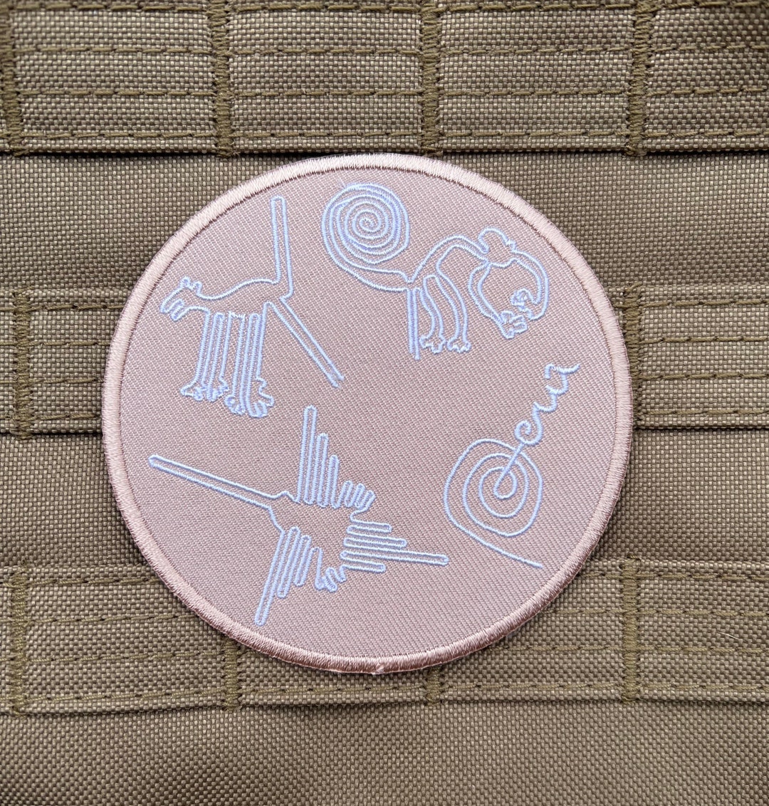 Nazca Lines Peru Patch 3.5 Inch Embroidered Iron/sew-on - Etsy
