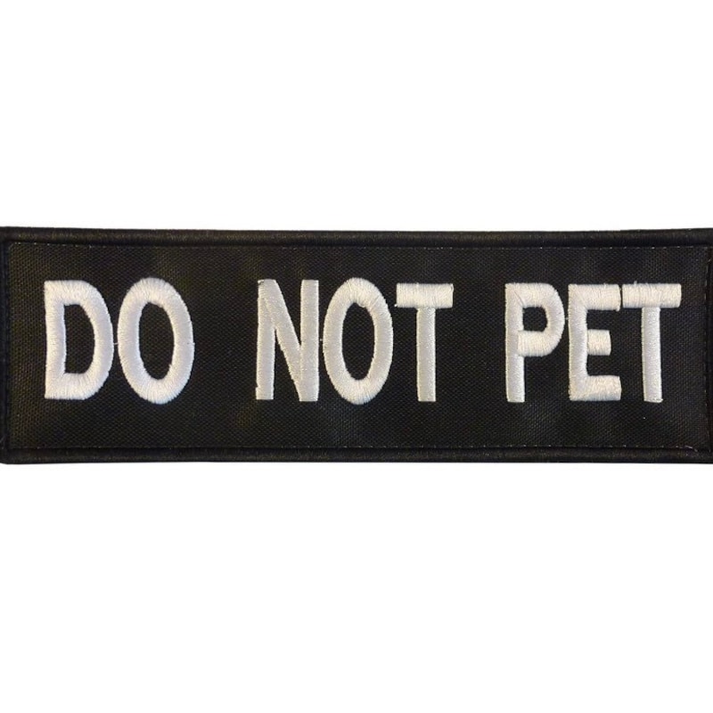 Do Not Pet Patch - Etsy