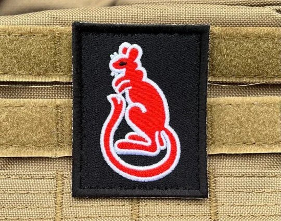 British 7th Armored Brigade Desert Rats Unit TRF Touch Fastener Patch 3 ...
