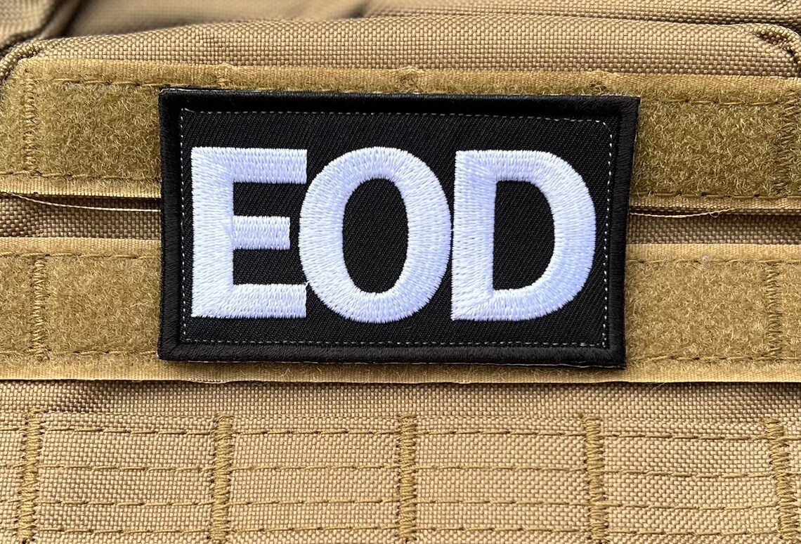 EOD Patch 3.5 Inch Explosive Ordnance Disposal Badge Laser - Etsy