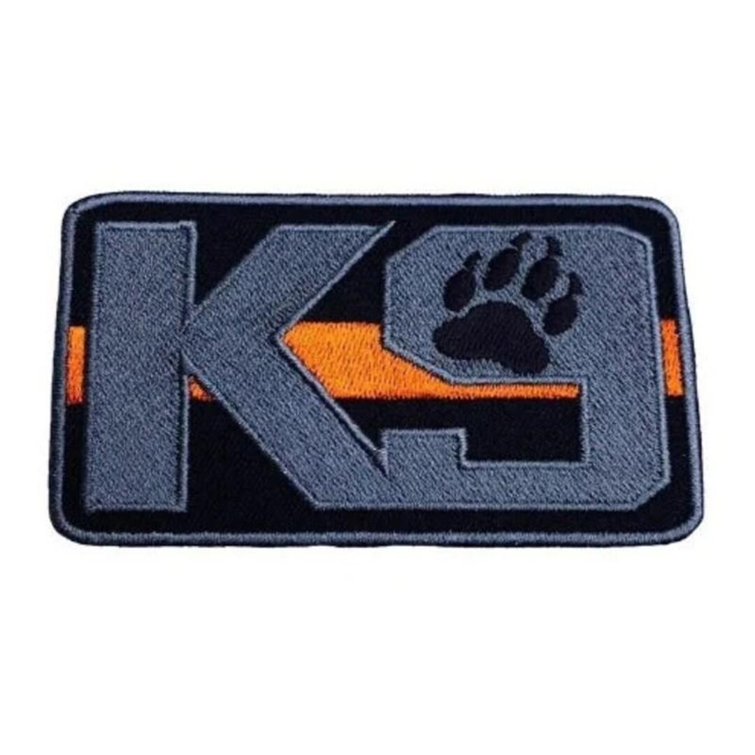 K-9 Thin Orange Line SAR Searchandrescue Patch (3.5 Inch) Embroidered Iron-on or Sew-on Badge ...