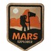 Mars Explorer Patch (3.5 Inch) Hook + Loop Velkro Badge NASA Space ...