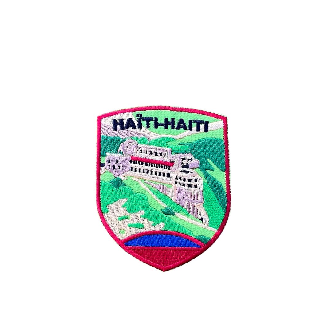 Haiti Patch (3 Inch) Embroidered Iron-on or Sew-on Badge Travel Caribbean Island Vacation ...