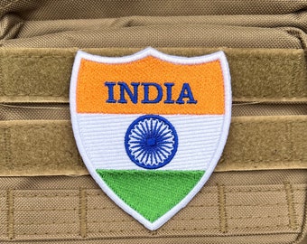 India Flag Patch - Etsy