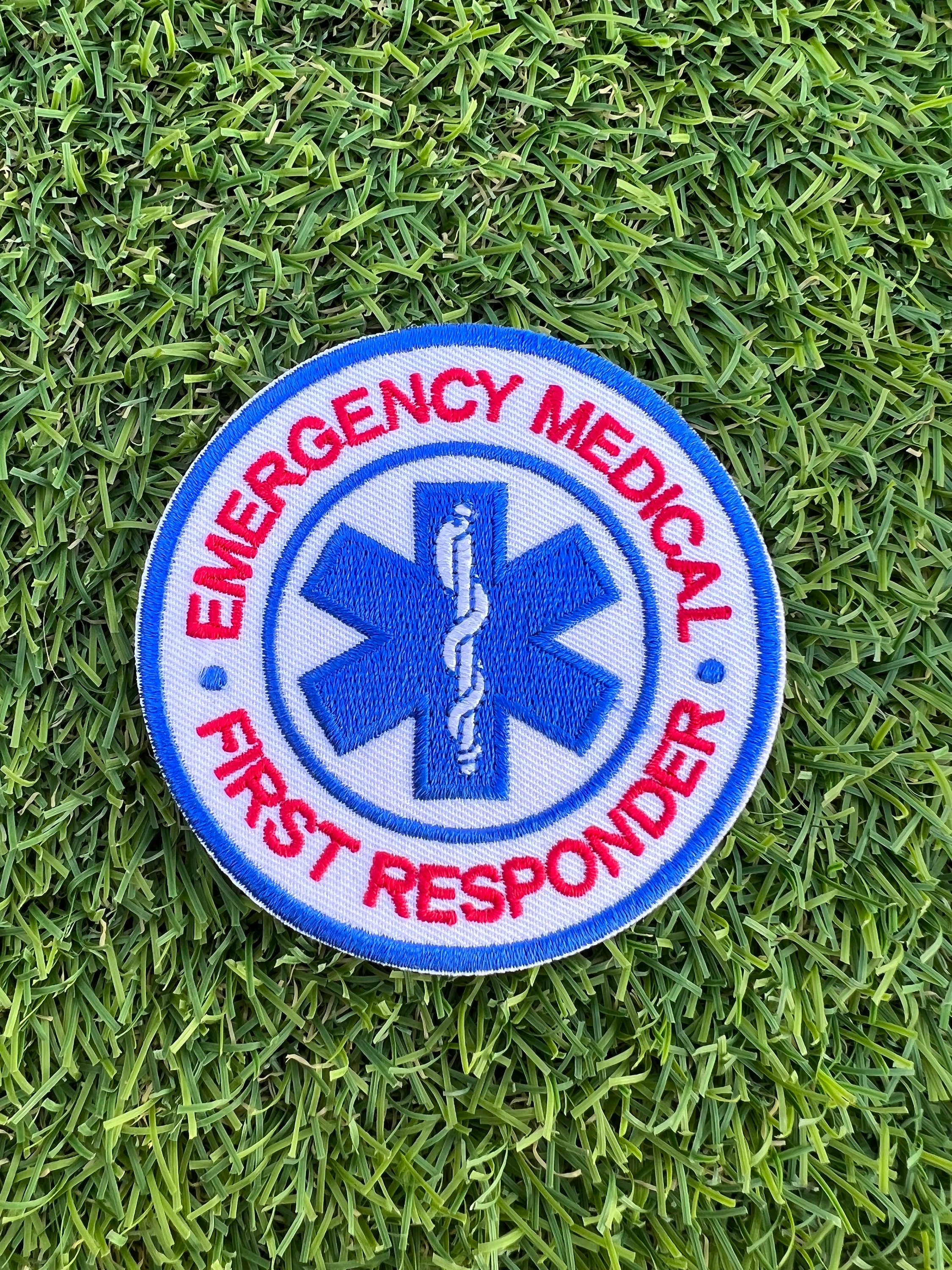 Emergency-medical First-responder Patch (3 Inch) EMR Embroidered Iron ...