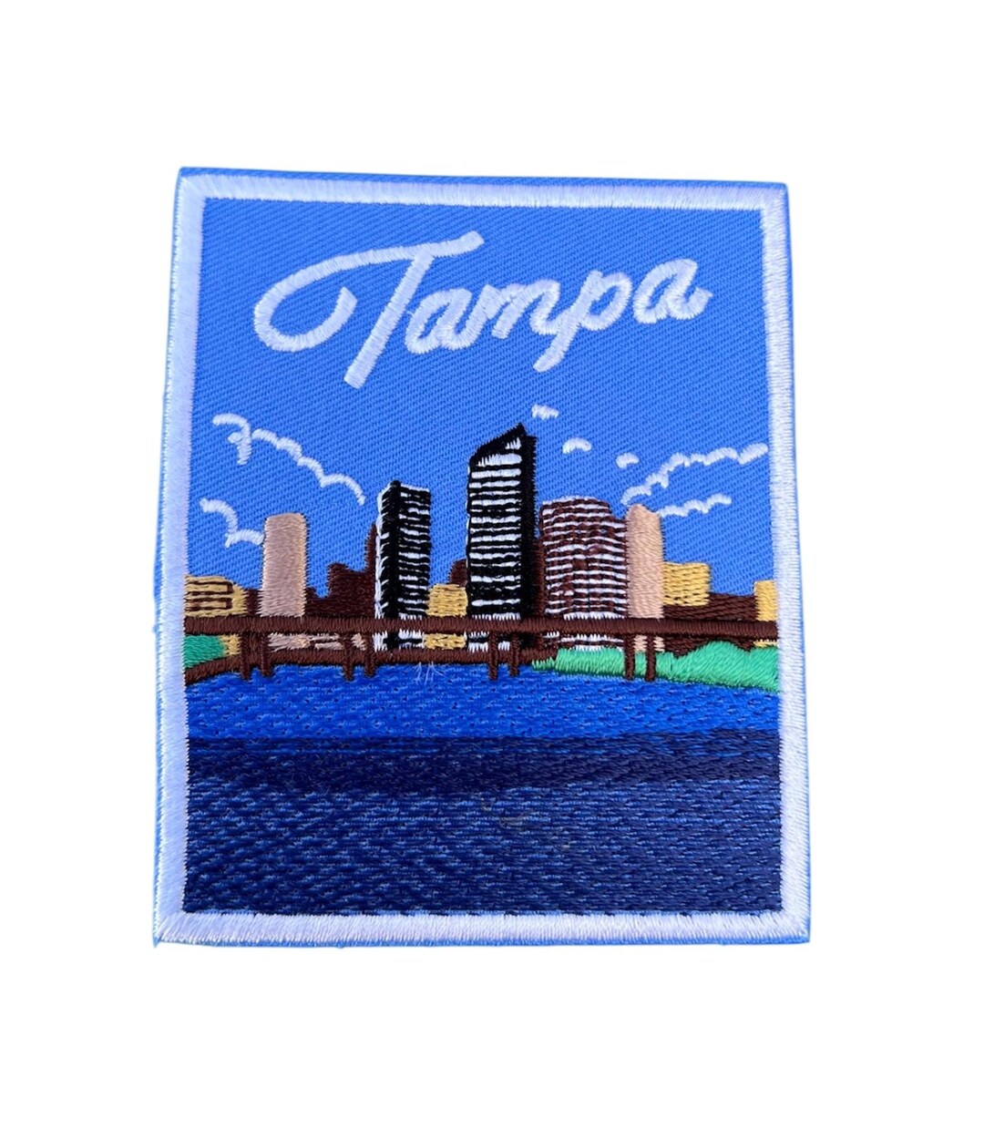 Tampa Florida Patch (3.5 Inch) Embroidered Iron-on/sew-on Badge Travel ...