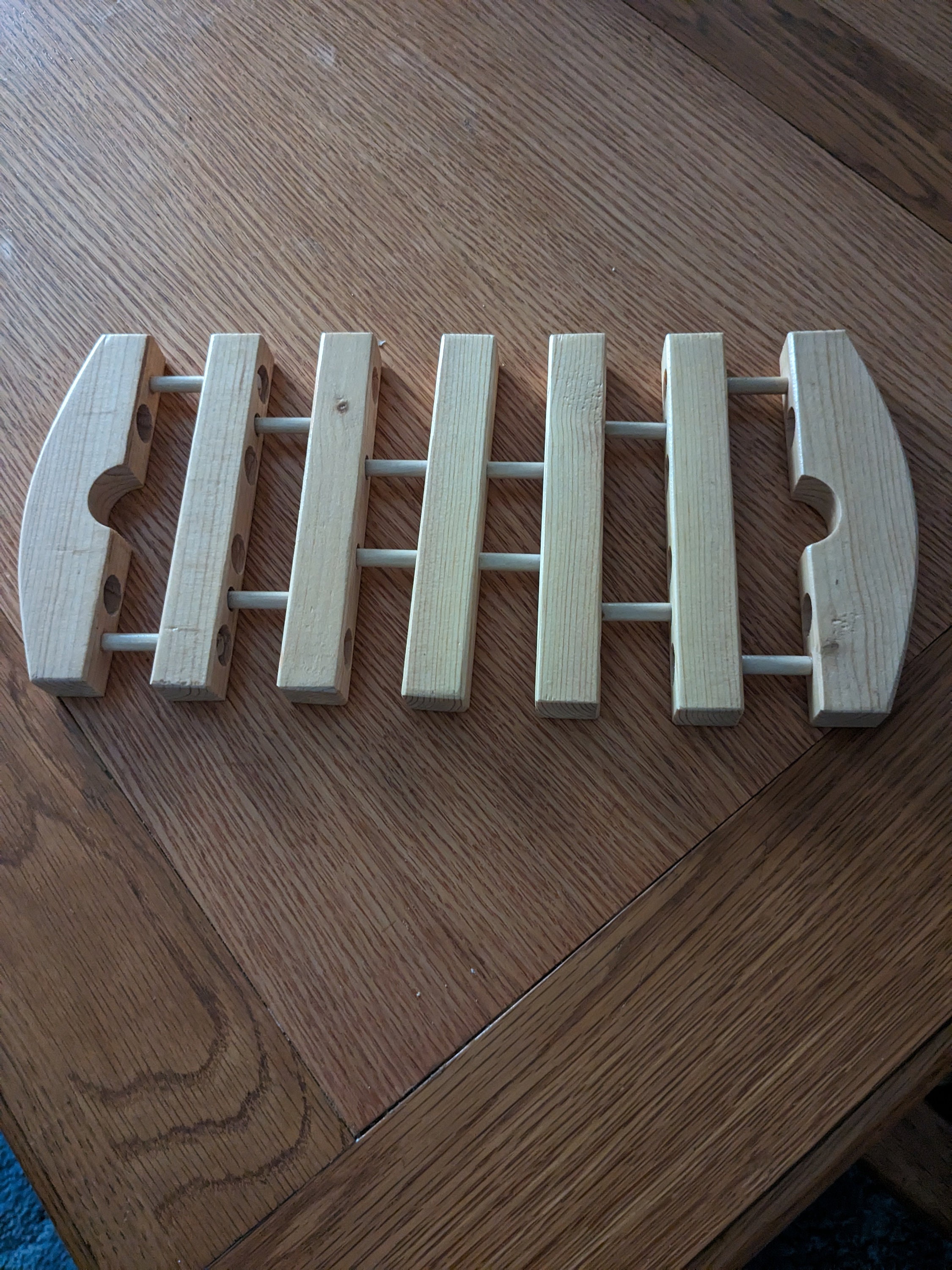 Small Expandable Wooden Trivet - Etsy