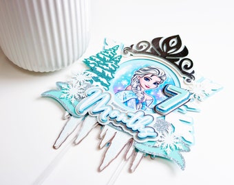 Elsa Cake Topper - Etsy