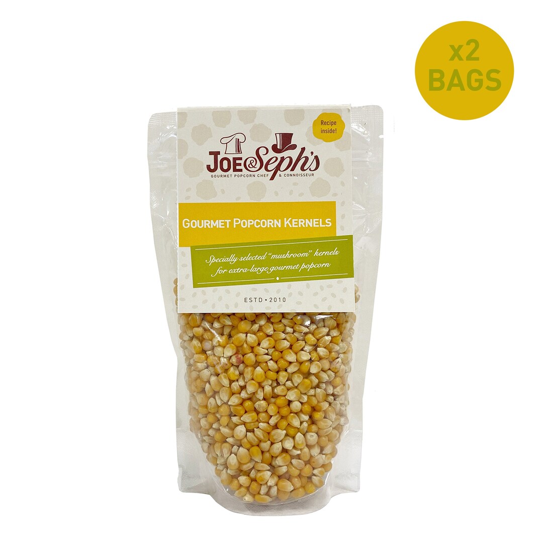 Mushroom Popcorn Kernels, 400g Bag | Pop at Home Popcorn | Joe & Seph's ...