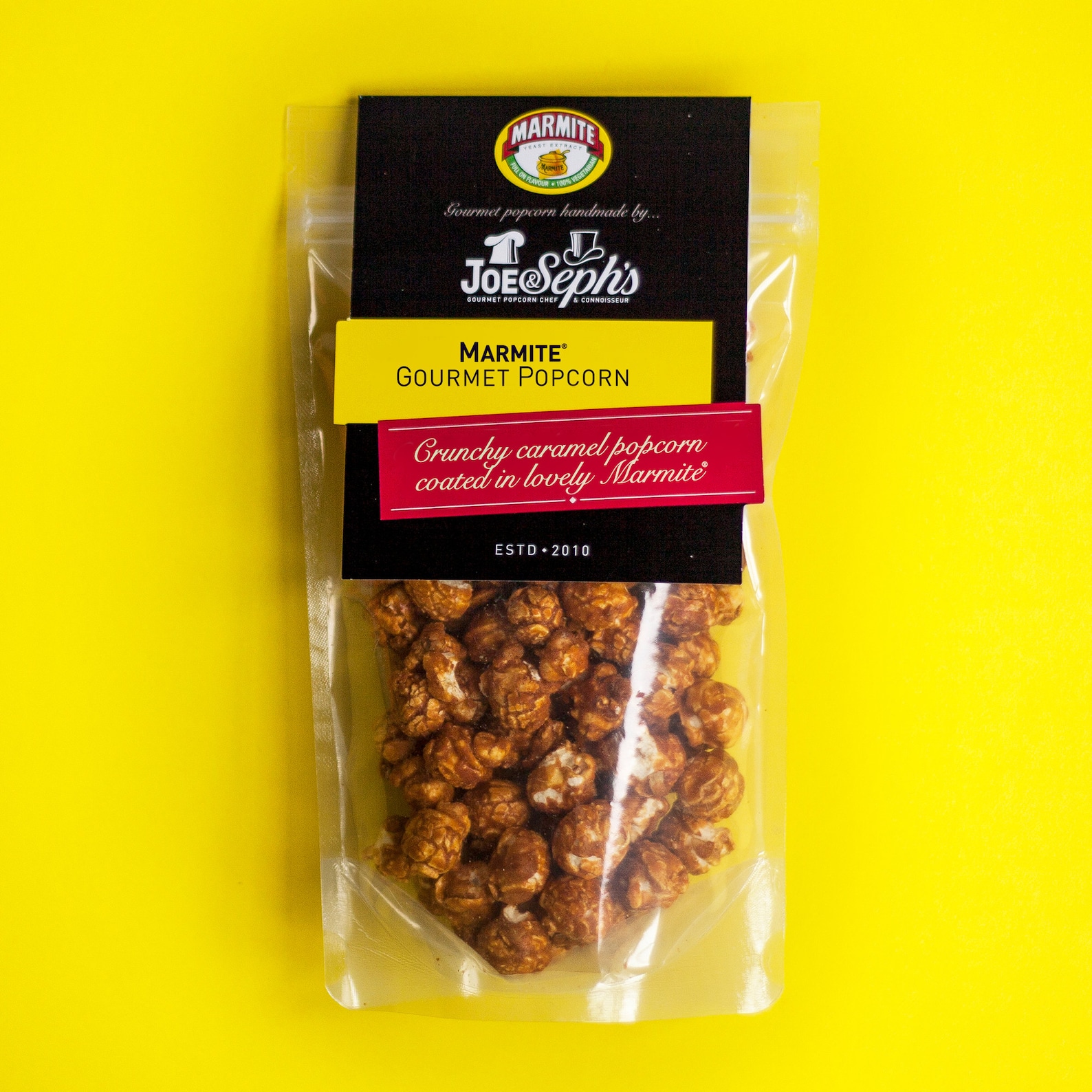 Joe & Seph's Marmite Gourmet Popcorn X4 Bags - Etsy UK