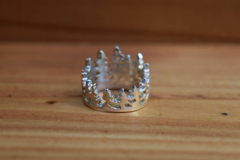 The Forest Ring Tree Ring Nature Ring Fashion Ring Unique - Etsy