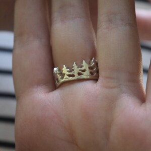 The Forest Ring Tree Ring Nature Ring Fashion Ring Unique - Etsy