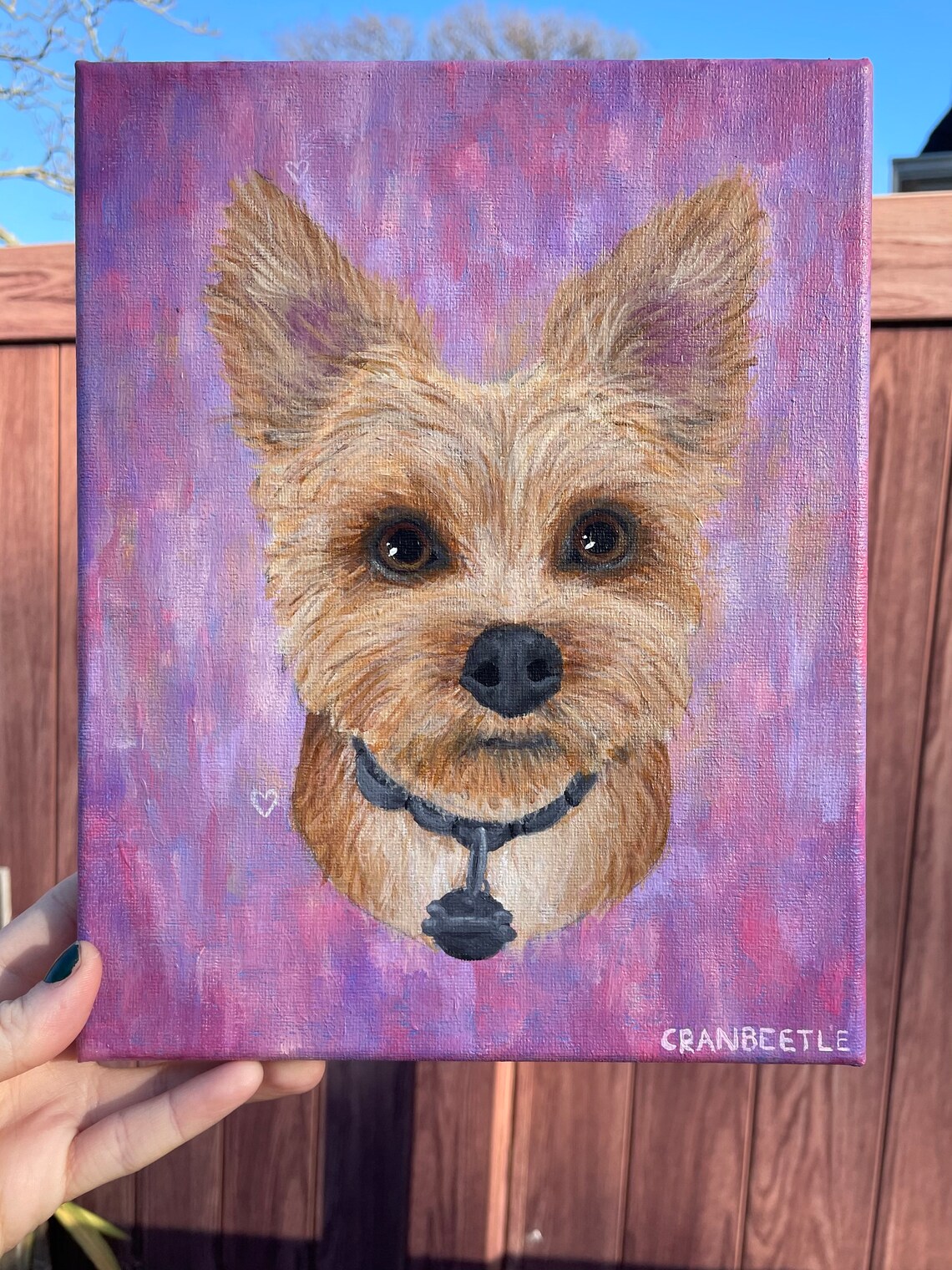 Custom Acrylic Pet Portrait From Photo - Etsy
