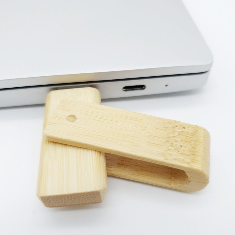 Bamboo USB Drive 32gb Storage Home Office Eco-Friendly & | Etsy