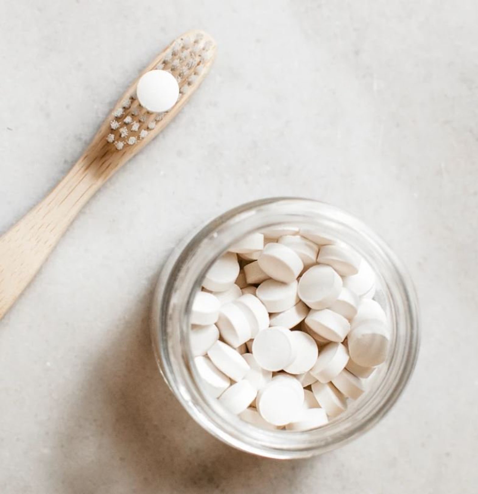 Organic Toothpaste Tablet 2 Jars X 25g Minty Fresh Zero-waste ...